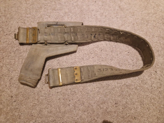 WW2 RAF 37 Pattern Webbing Pistol Holster Set. 1942/43. £8.50 - PicClick UK