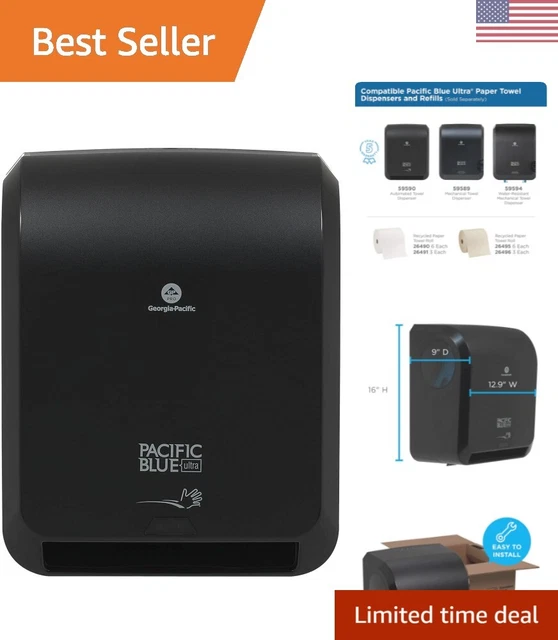 AUTOMATED TOUCHLESS PAPER Towel Dispenser - High Capacity, Wall Mount ...