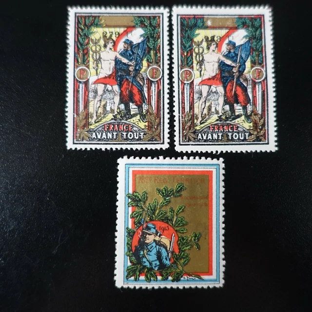 COMMEMORATIVE LABELS 223° 279° 282° Territorial Infantry Regiment £11. ...