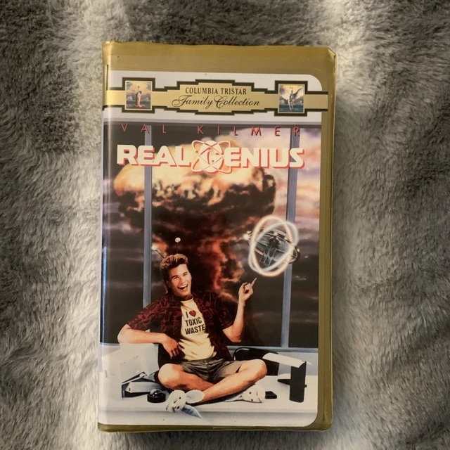 REAL GENIUS VAL Kilmer VHS Original Columbia Tristar 1985 VTG 80's ...