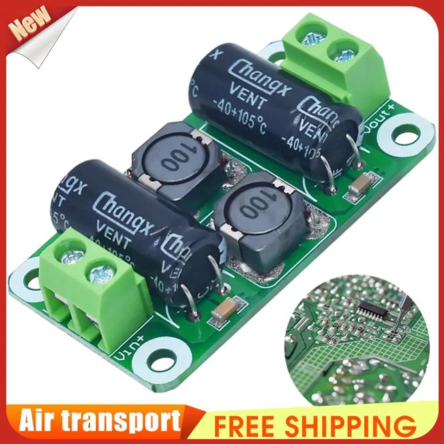DC POWER FILTER Board Class D Power Amplifier Module EMI Suppression ...