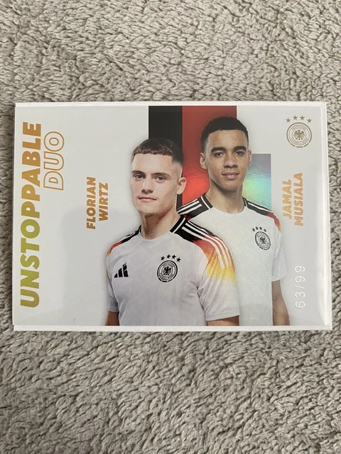 DFB TEAM SET 2024/ WIRTZ und MUSIALA 63/99 - Unstoppable Duo EUR 60,00 ...