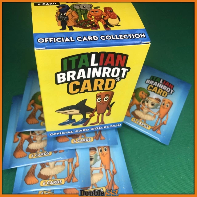 BOX DI 24 Bustine di ITALIAN BRAINROT CARD le Cards Ufficiali del Brain ...
