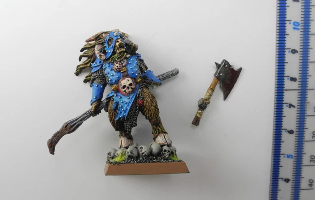 CHAOS BEASTLORD (CONVERTED) Metal Beasts Beastmen Army Painted ...