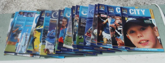 MANCHESTER CITY FOOTBALL Programmes 1980 90'S - Demoted Years £9.70 ...