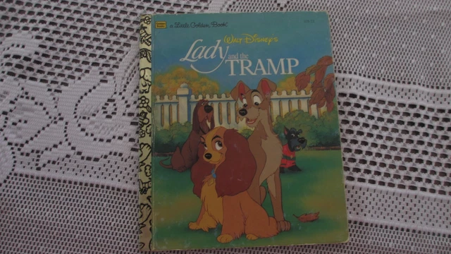 A LITTLE GOLDEN Book Disneys Lady & the Tramp Hard cover 1991 $6.00 ...
