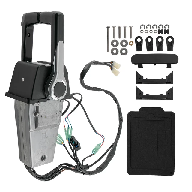 DUAL MOUNTED OUTBOARD remote control box Fits for Yamaha 704 704-48207 ...
