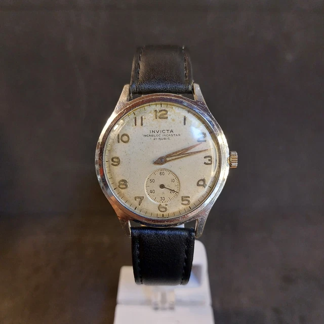 OROLOGIO VINTAGE INVICTA Incabloc Incastar 21 Rubis EUR 25,00 - PicClick IT