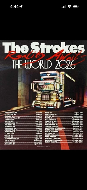 THE STROKES LIVE 2026 (2 Concert Tickets In Boston) 6/23/2026 $353.83 ...