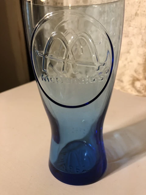 VINTAGE BLUE COCA Cola Coke McDonald's Drinking Glass 1961 NICE! £9.54 ...