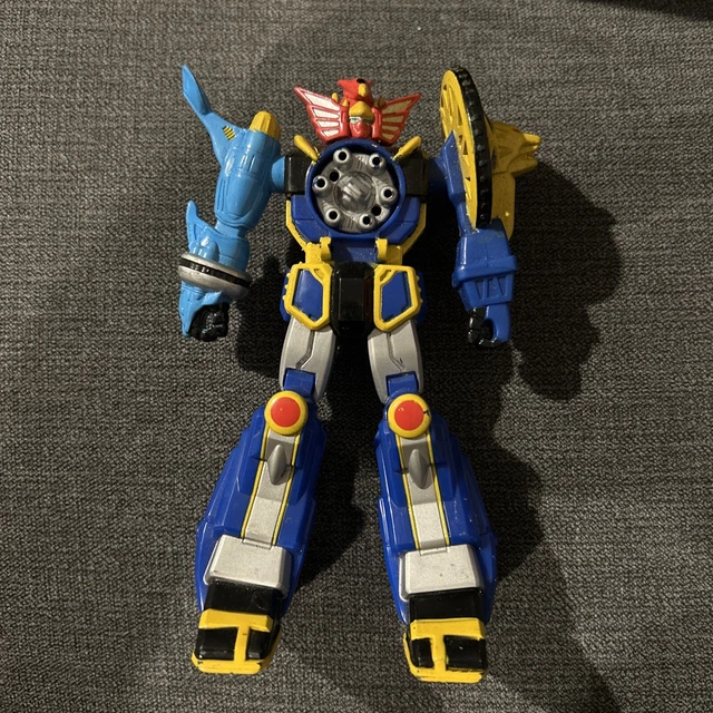 POWER RANGERS NINJA Storm Mini Megazord 6" Figure 2002 Bandai £14.99 ...
