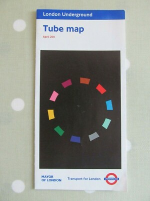 LONDON UNDERGROUND TUBE Map Journey Planner April 2011 £5.00 - PicClick UK