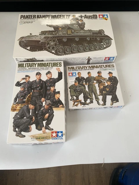 TAMIYA 1/35 Panzer IV Ausf.D Scale Kit plus Tank Crew Figures. £4.20 ...