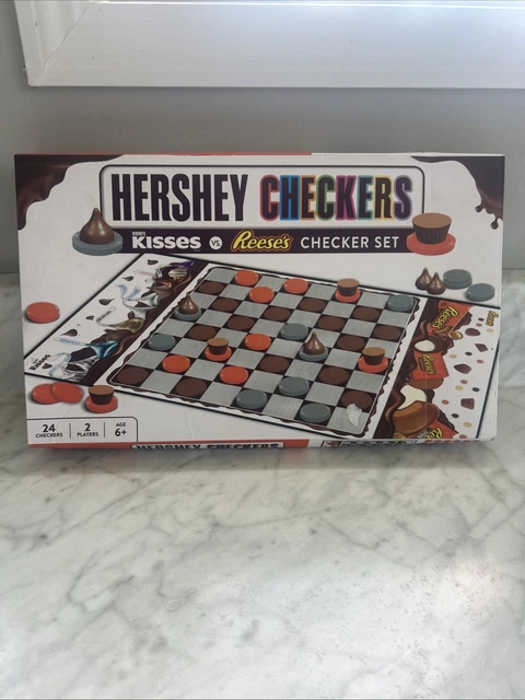 HERSHEY KISSES VS Reese's Peanut Butter Cups Chocolate Theme Checkers ...