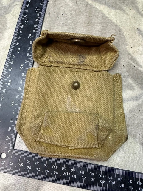 ORIGINAL WW2 BRITISH Army 37 Pattern Officers Pistol Ammo Case £20.00 ...