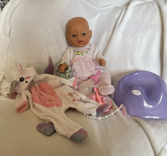 VINTAGE MAGIC EYE Baby Born Doll w Magnetic Dummy £25.00 - PicClick UK