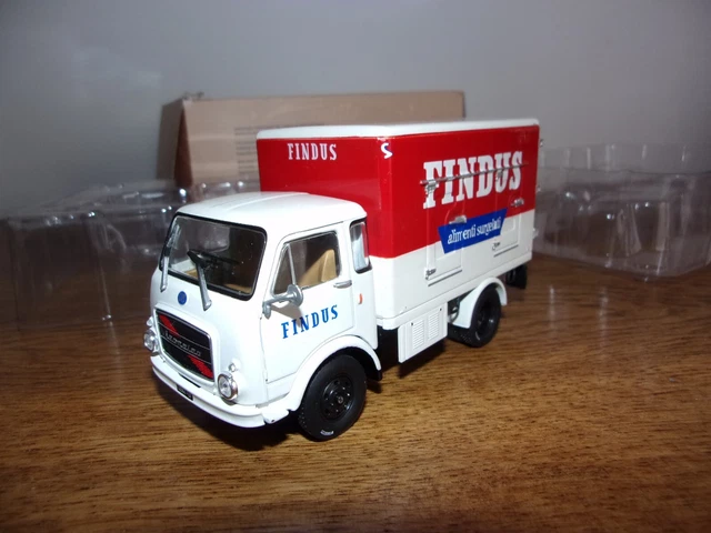 1:43 OM LEONCINO 1965 Findus DeAgostini Camion d'Epoca truck Furgone ...