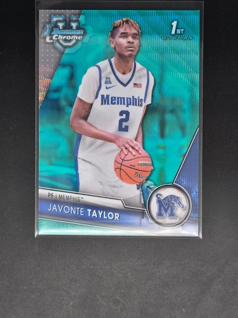 TOPPS CHROME BOWMAN University 23-24 JAVONTE TAYLOR MEMPHIS 031/299 EUR ...