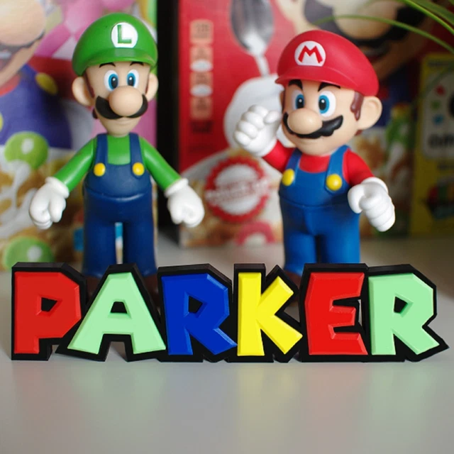 CUSTOM MARIO STYLE Nameplate - Super Mario - Personalized Name Sign ...
