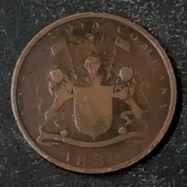 1830 EAST INDIA Company,British India Bombay Presidency 1/4, Quarter ...