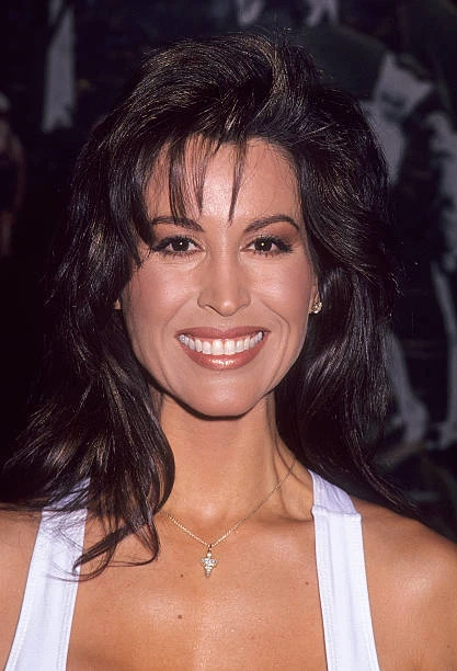 ATHLETE RACHEL MCLISH at Model Jet Airplane from the Film Ace- 1992 Old ...