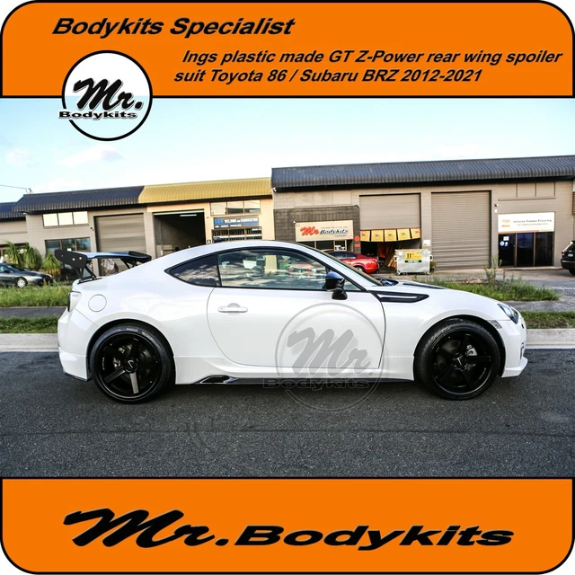 INGS PLASTIC MADE GT rear boot spoiler wing for Toyota 86/ Subaru BRZ ...