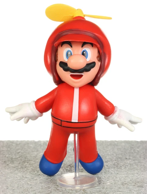WORLD OF NINTENDO Super Mario Bros. PROPELLER MARIO 2.5" Action Figure ...