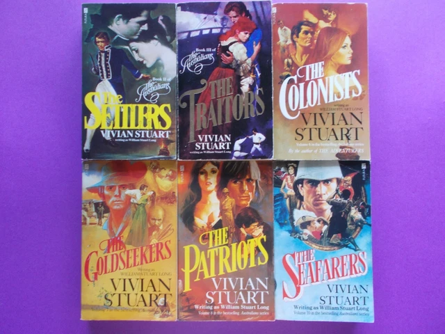 THE AUSTRALIANS SERIES x 6 by Vivian Stuart / William Stuart Long ...