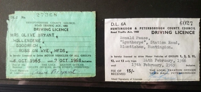 DRIVING LICENCE OLD from red drivers licence £1.20 - PicClick UK