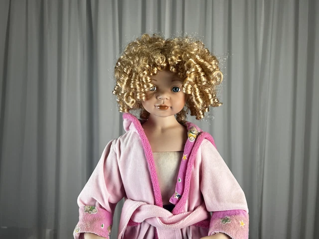 POUPON DE COLLECTION Poupée Porcelaine Poupée 60 Cm. État Parfait EUR 42,13 - PicClick FR