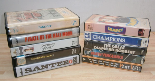X10 PRE CERT vhs VIDEO Tapes BUNDLE - Guild TCX Embassy THORN EMI ...