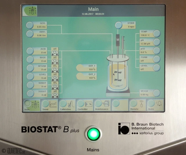 SARTORIUS BIOSTAT B Plus 8843414 Bioreaktor Fermenter Rührkessel EUR 20 ...