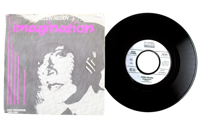 HELEN REDDY - Imagination / The Way I Feel 7" vinyle VG+/G AT972 EUR 6 ...