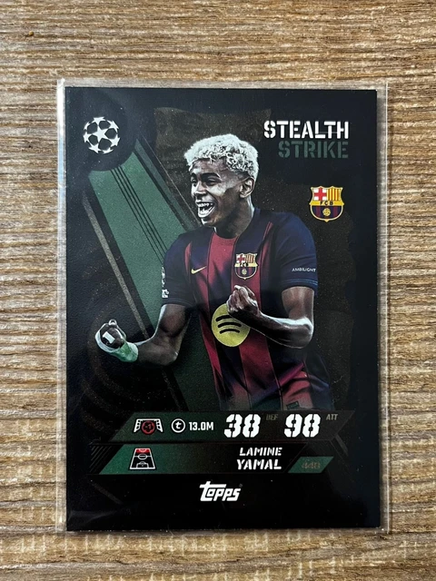 TOPPS MATCH ATTAX 25/26 Lamine Yamal Stealth Strike #448 EUR 5,00 ...