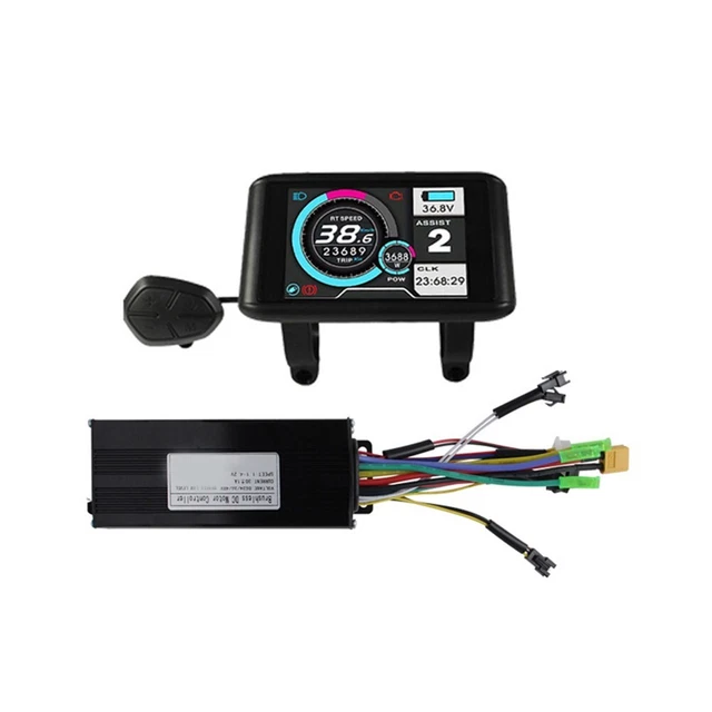 EFFICIENTE CONTROLLER BICI elettrica 24V48V750W1000W 30A Ukc1 display ...