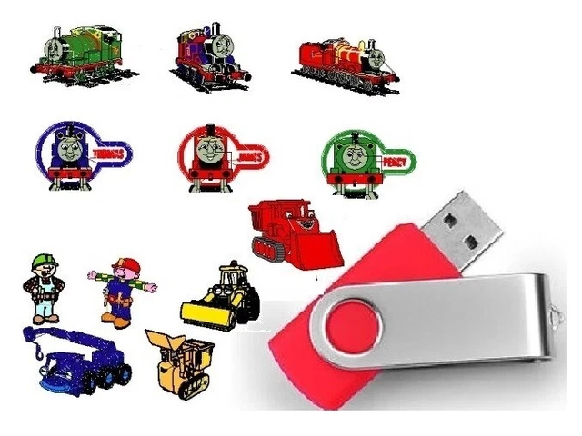 THOMAS THE TANK Engine and Bob the Builder embroidery designs usb ...