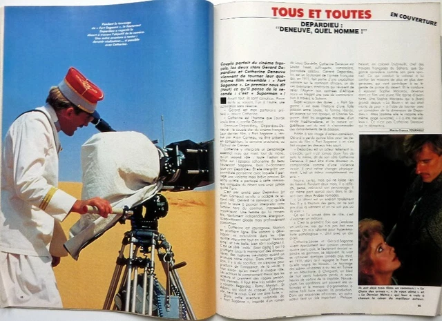 1984_GERARD DEPARDIEU_SOPHIE MARCEAU_JOAN Baez_Audrey Landers_Dalida ...