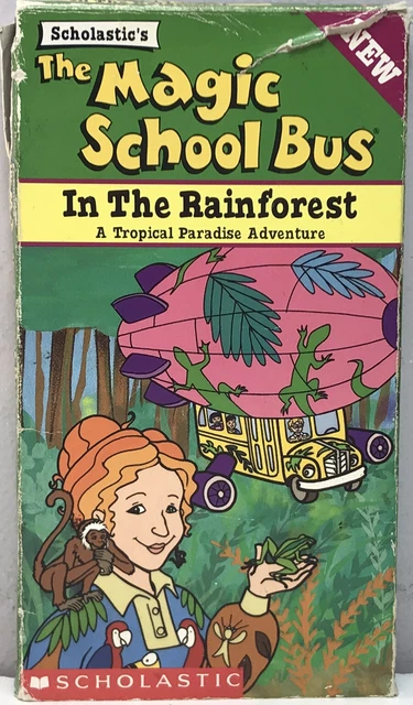 MAGIC SCHOOL BUS Rainforest VHS Video Tape PBS Kids VTG RARE! BUY 2 GET ...