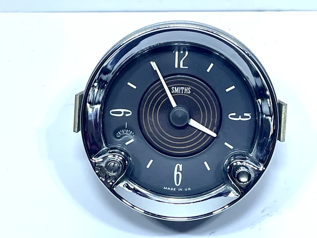 SMITHS CAR TIME clock CE 3112/00 Morris Oxford A60 Farina Shape £49.95 ...