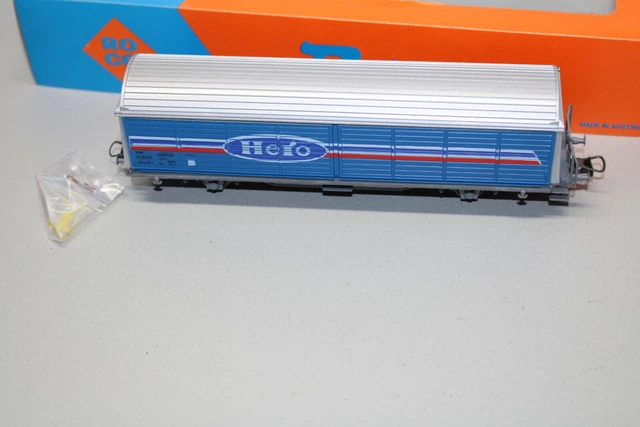 ROCO 46172 2-AXLE Sliding Wall Wagon Hero SBB Gauge H0 OVP £23.86 ...