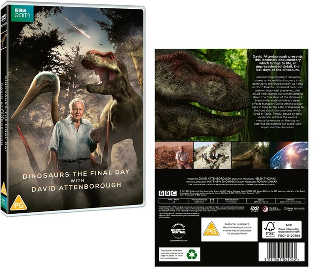 DINOSAURS - THE FINAL DAY (2022): with David Attenborough - NEW Eu Rg2+4 DVD EUR 26,06 - PicClick FR