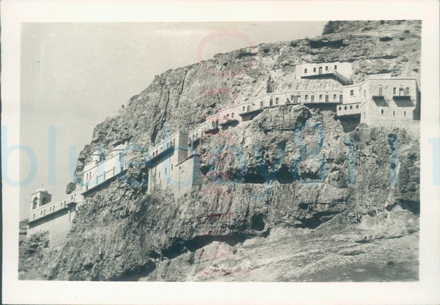 1950S JORDAN ISRAEL Palestine Judea Mount of Temptation 3.5x2.5" orig ...