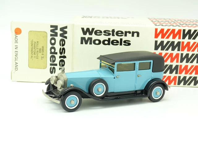WESTERN MODELS 1/43 - Rolls Royce Phantom II Bleue Continental 1933 EUR ...