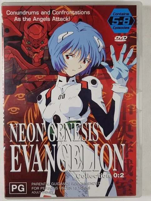 NEON GENESIS EVANGELION COLLECTION 0:2 2 dvd REGION 4 anime FLY ME TO ...