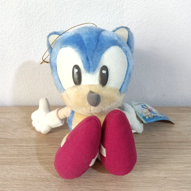SEGA SONIC THE Hedgehog Pale Pastel 9" Plush Doll Toy 1998 Japan with ...
