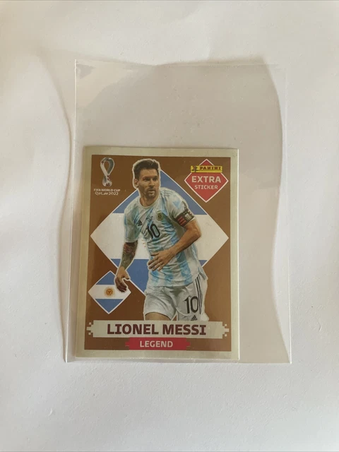 PANINI FIFA WORLD Cup Qatar 2022 Lionel Messi Legend Extra Sticker BRONZE £30.00 - PicClick UK