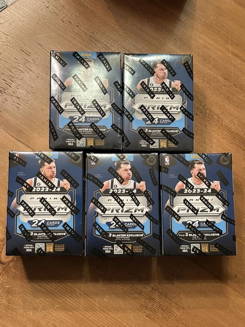 2023-24 PANINI NBA Basketball Prizm Blaster Box Sealed Lot Of 5 Wemby ...