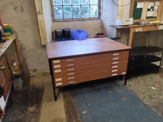 MAP DRAWERS - for storing oversized charts / plans / artwork etc £0.99 ...