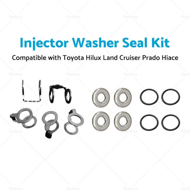 INJECTOR WASHER SEAL Suitable For Toyota Hilux KUN26 Hiace Land Cruiser ...