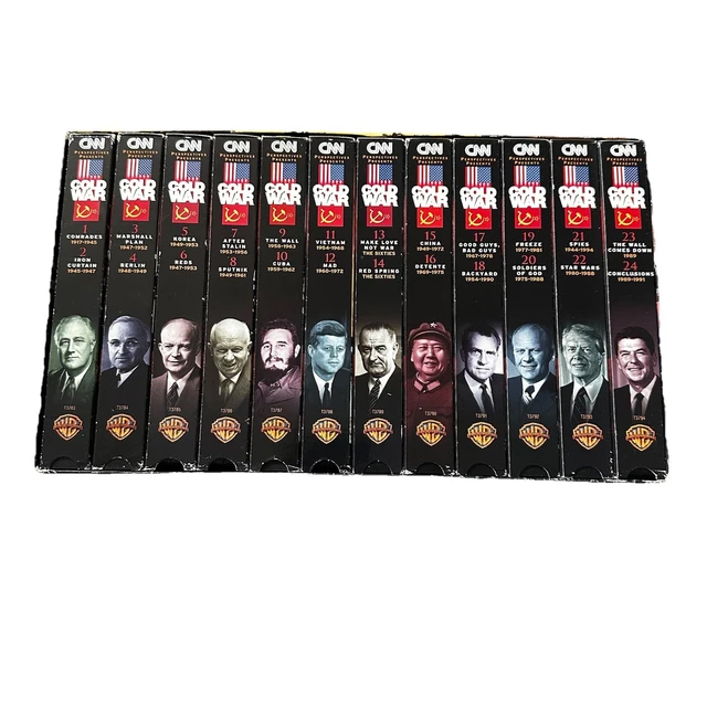 CNN - Cold War VHS Set Of 12 Cassettes $49.99 - PicClick CA